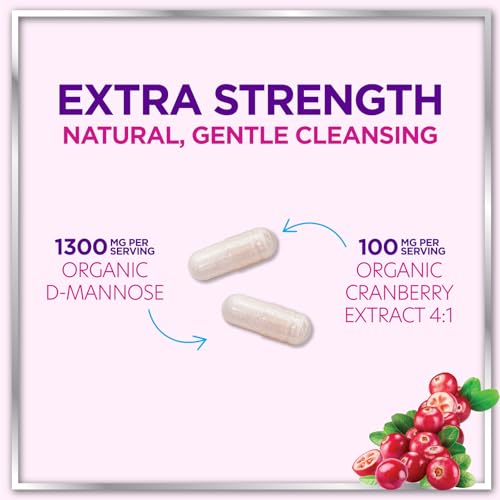 Natural D Mannose 1300 mg benefits