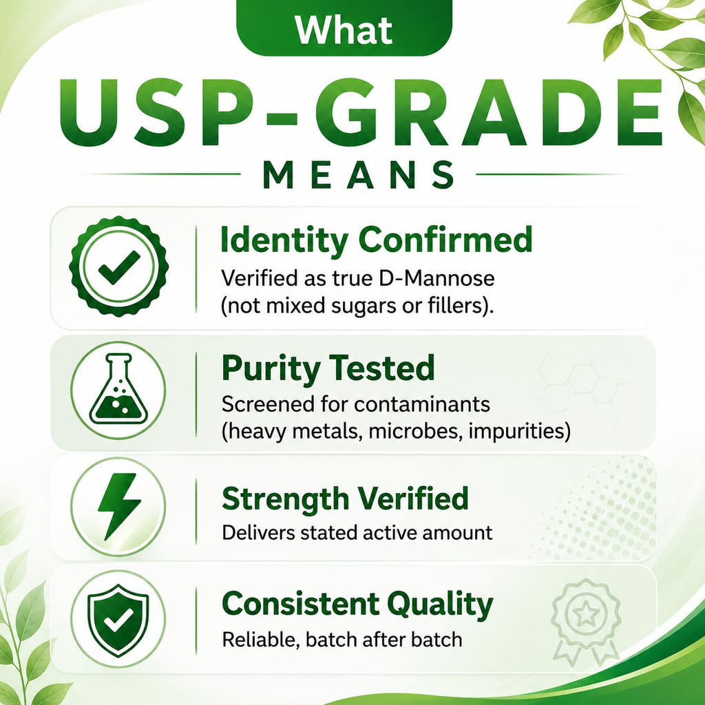 Natural D-Mannose for bladder support