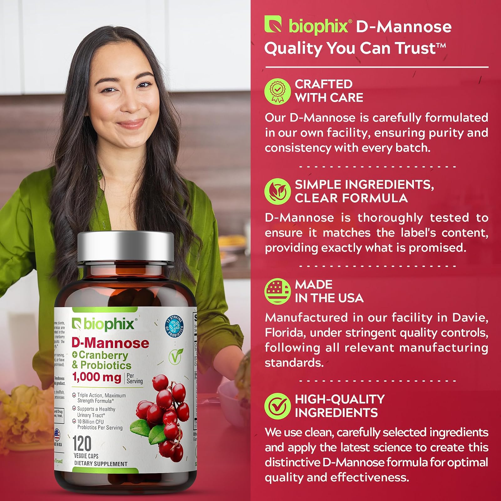 natural D-Mannose for kids