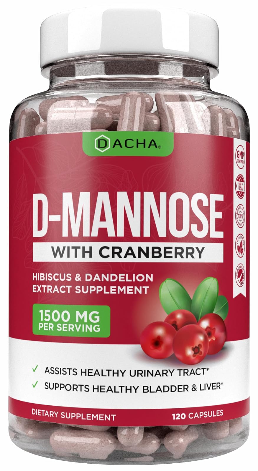 Natural D-Mannose for urinary health