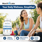 Natural D-Mannose supplement for bladder support