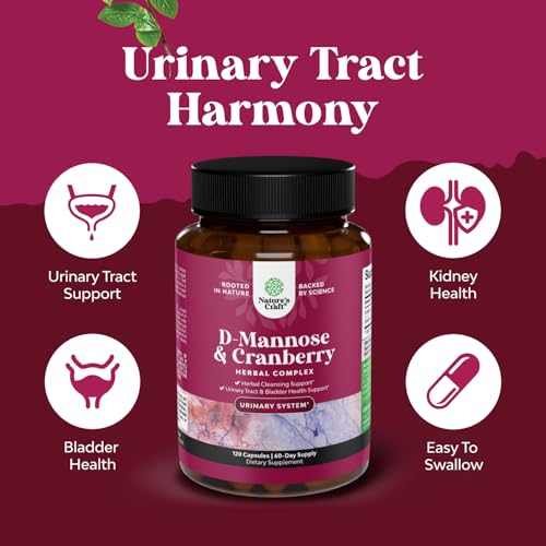 natural D Mannose supplement with cranberry extract
