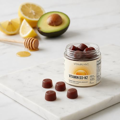 Natural D3 K2 gummies for wellness