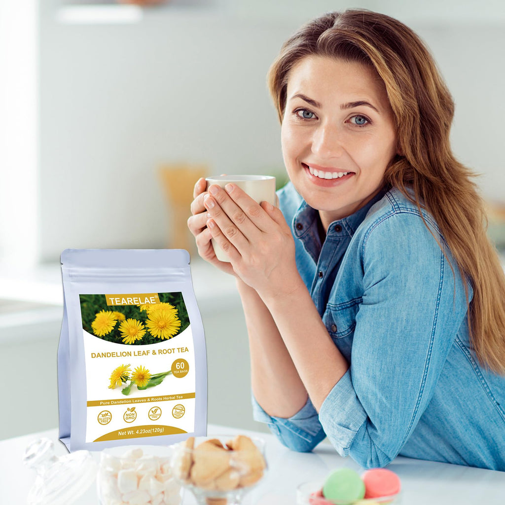 natural dandelion leaf infusion
