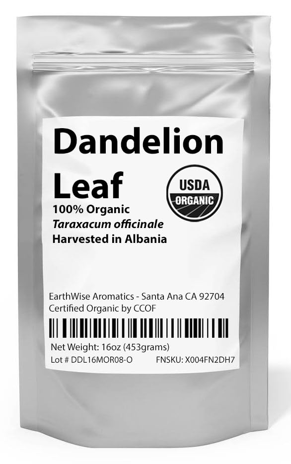 natural dandelion leaf infusion