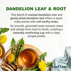 natural dandelion leaf infusion