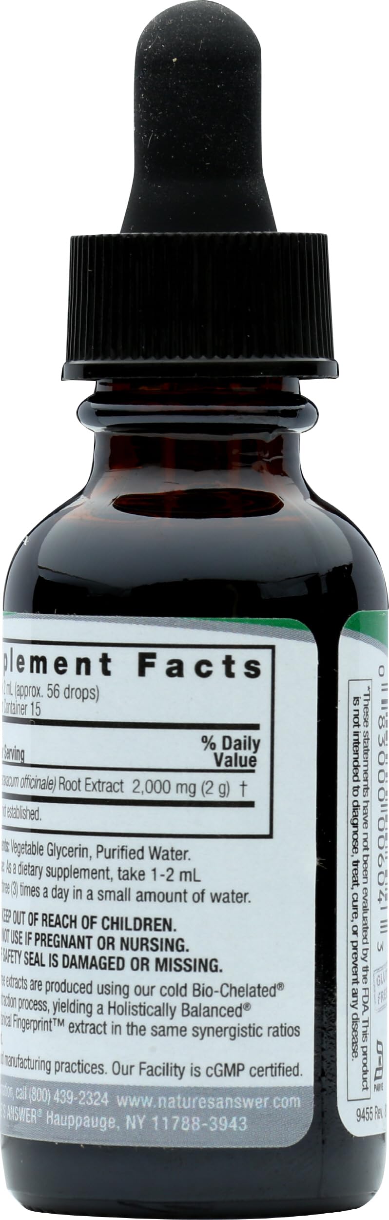 natural dandelion root health support
