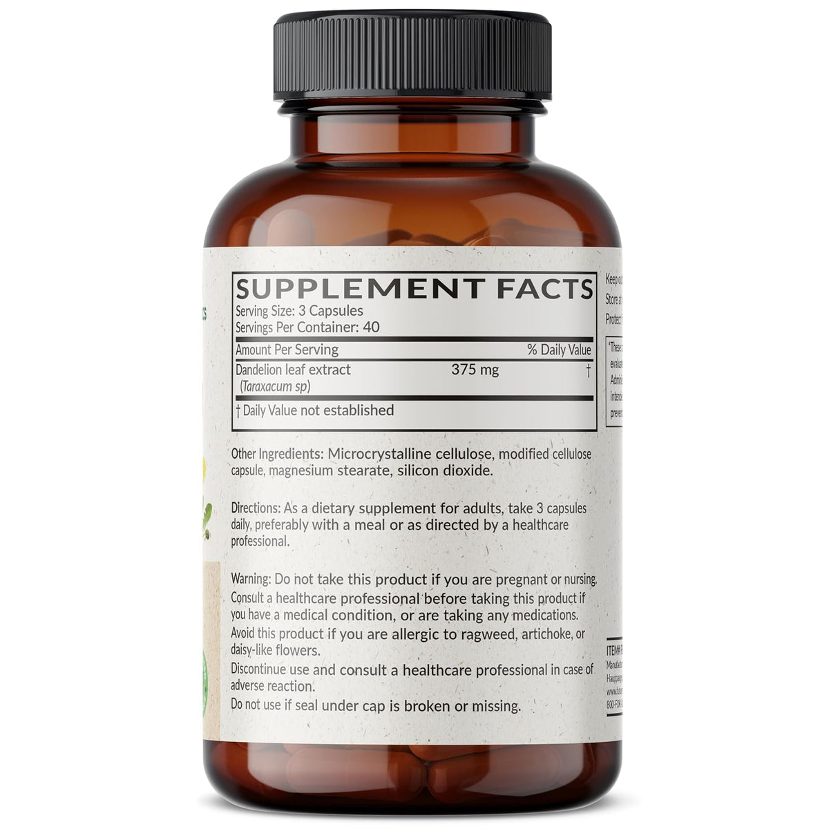 natural dandelion supplement benefits