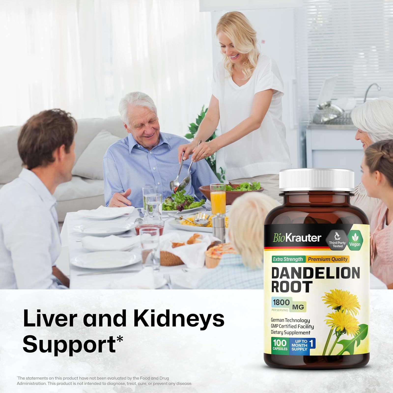 natural dandelion supplement for detox