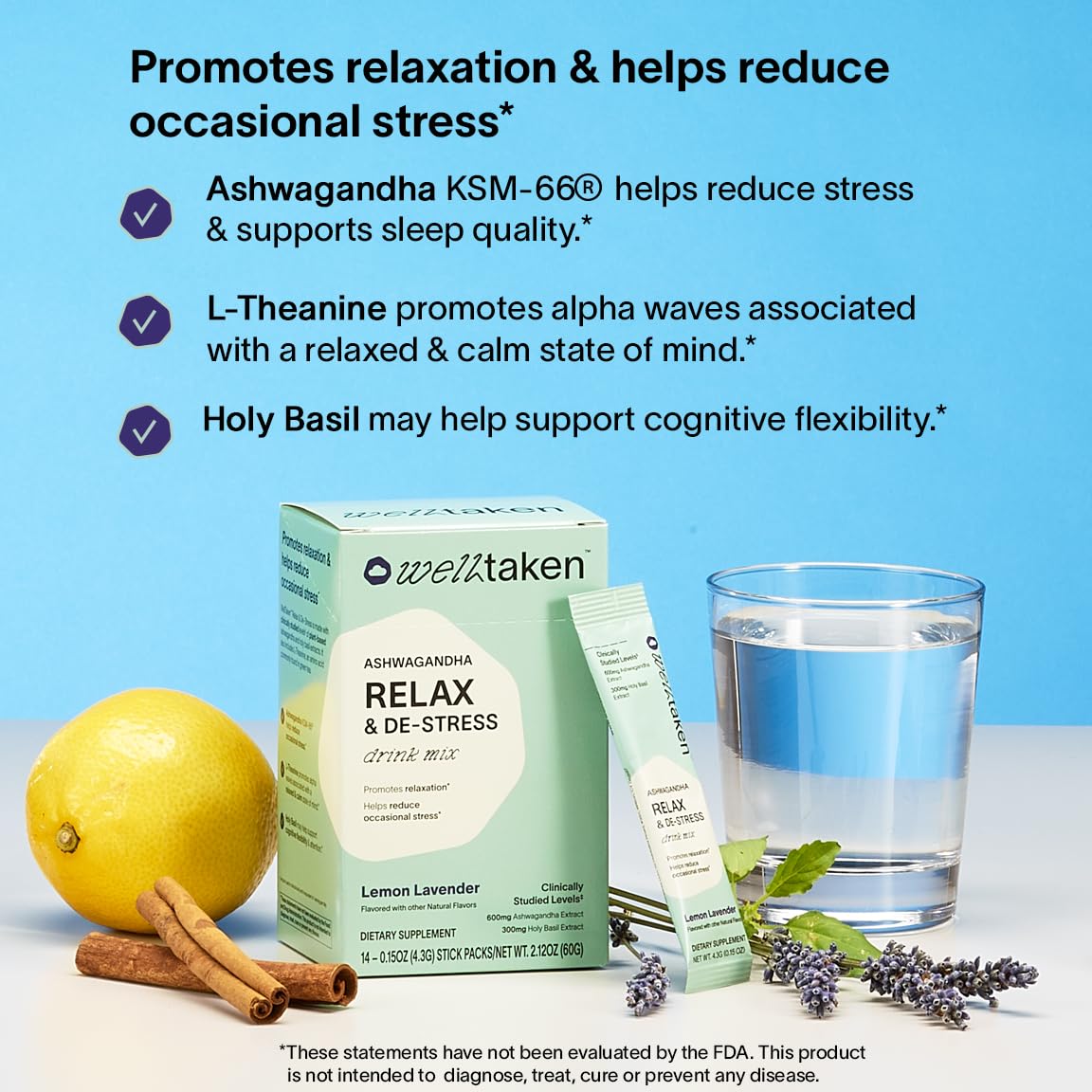 Natural de-stress solution with Ashwagandha