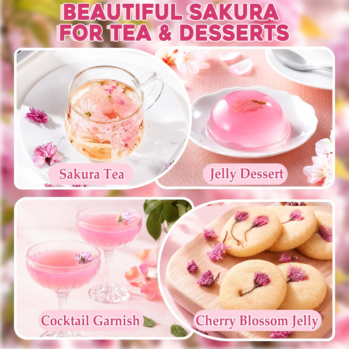 natural decoration for desserts
