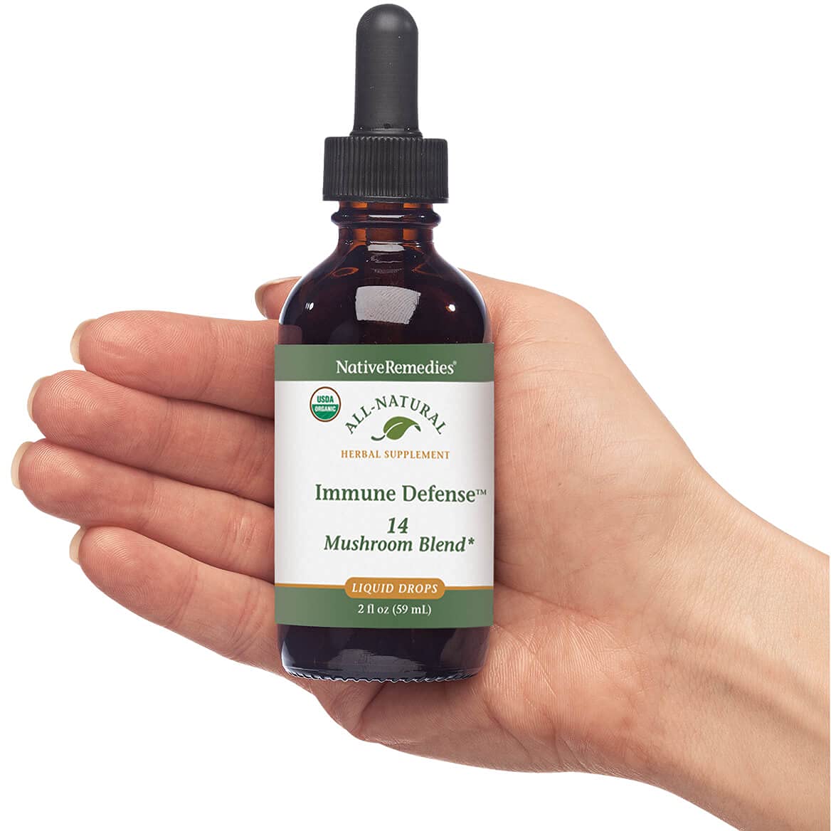 natural defense with mushroom extract