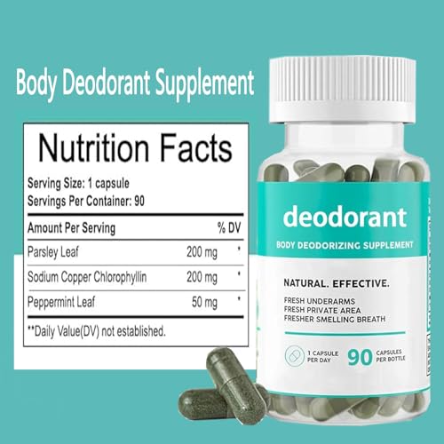 natural deodorant pills for everyday use