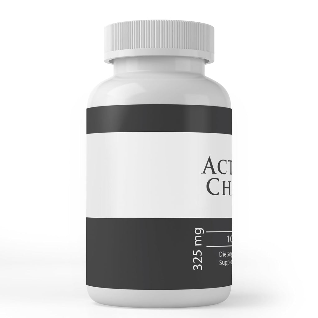 natural detox activated charcoal supplement