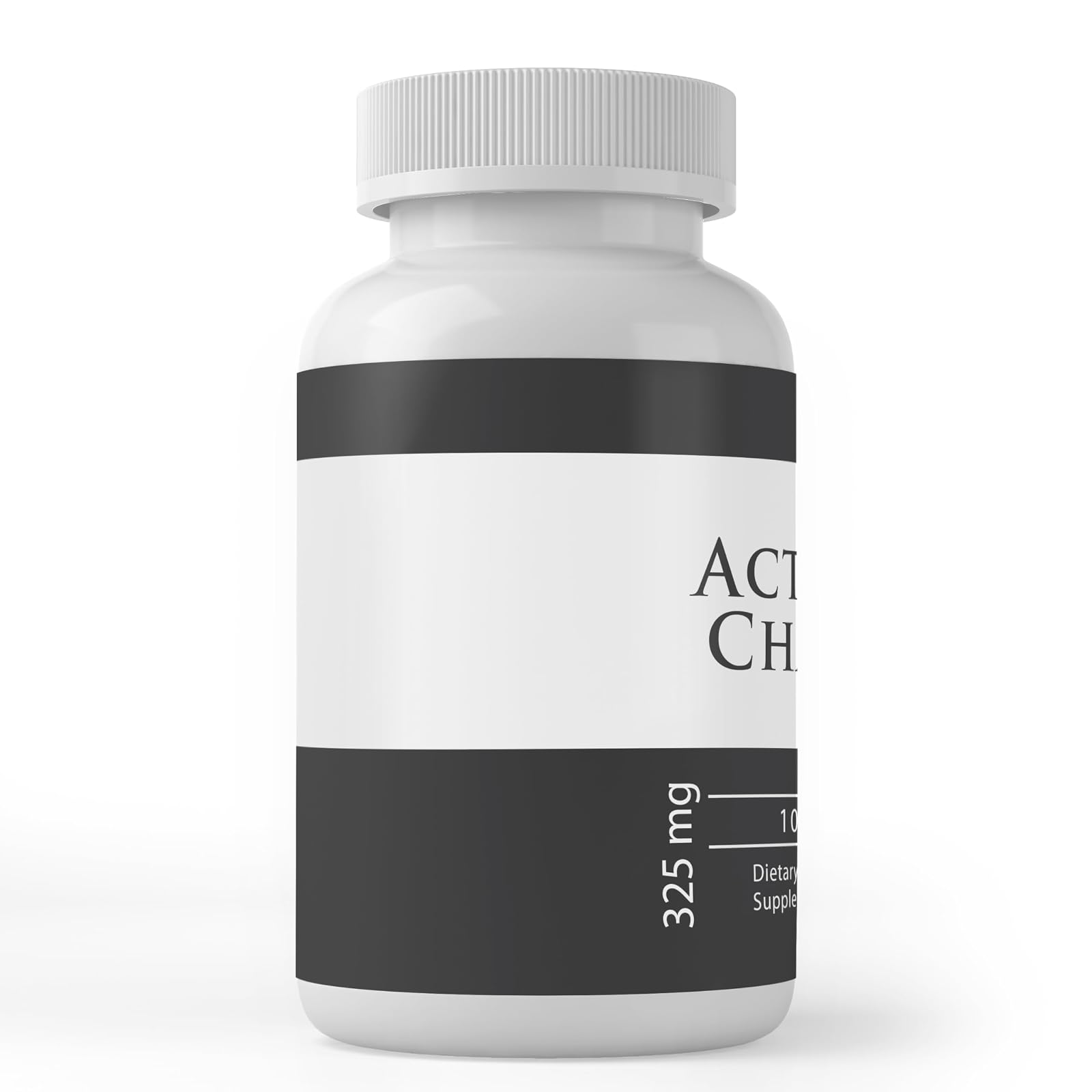 natural detox activated charcoal supplement