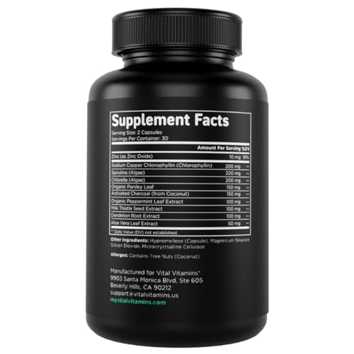 natural detox chlorophyll pills