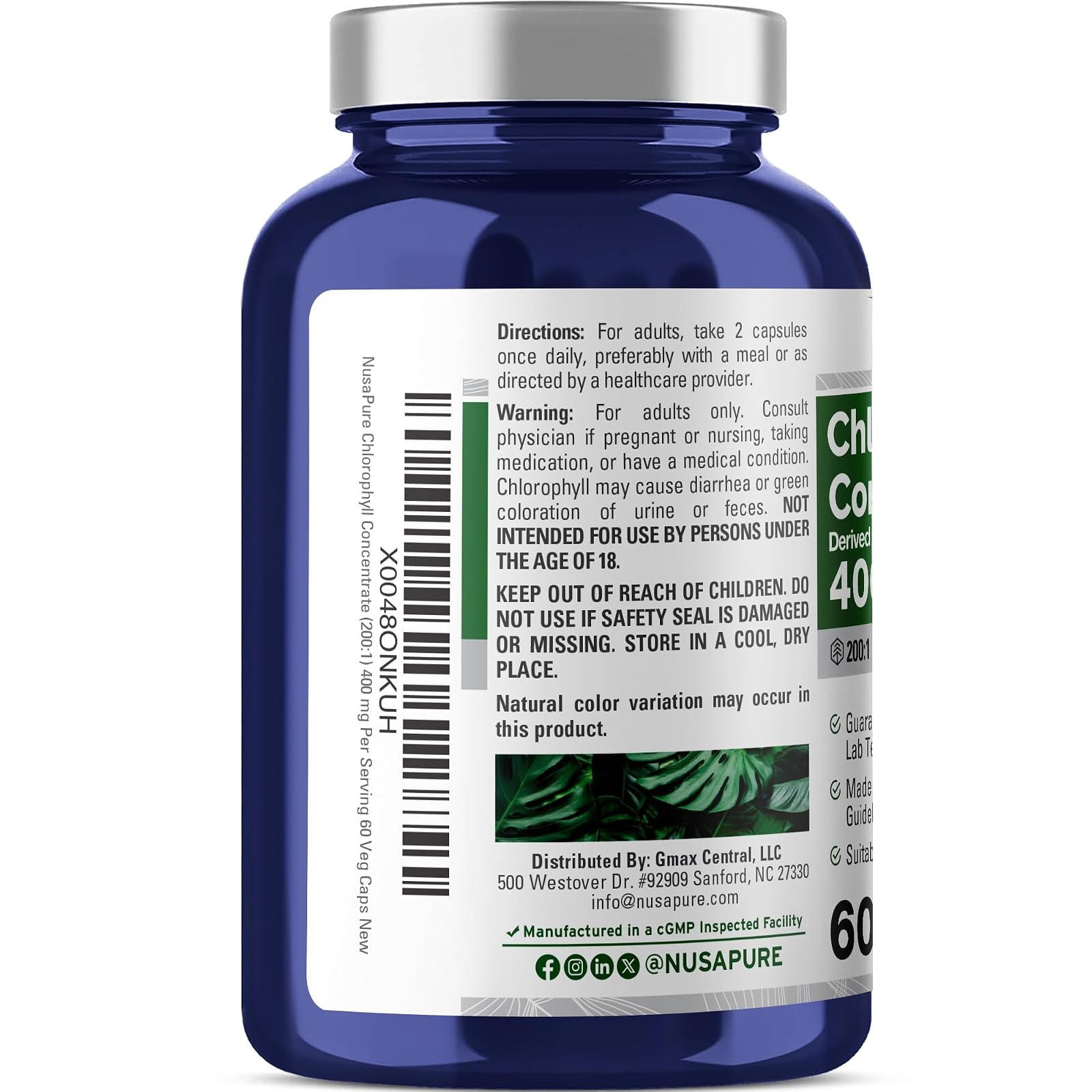 natural detox chlorophyll supplement
