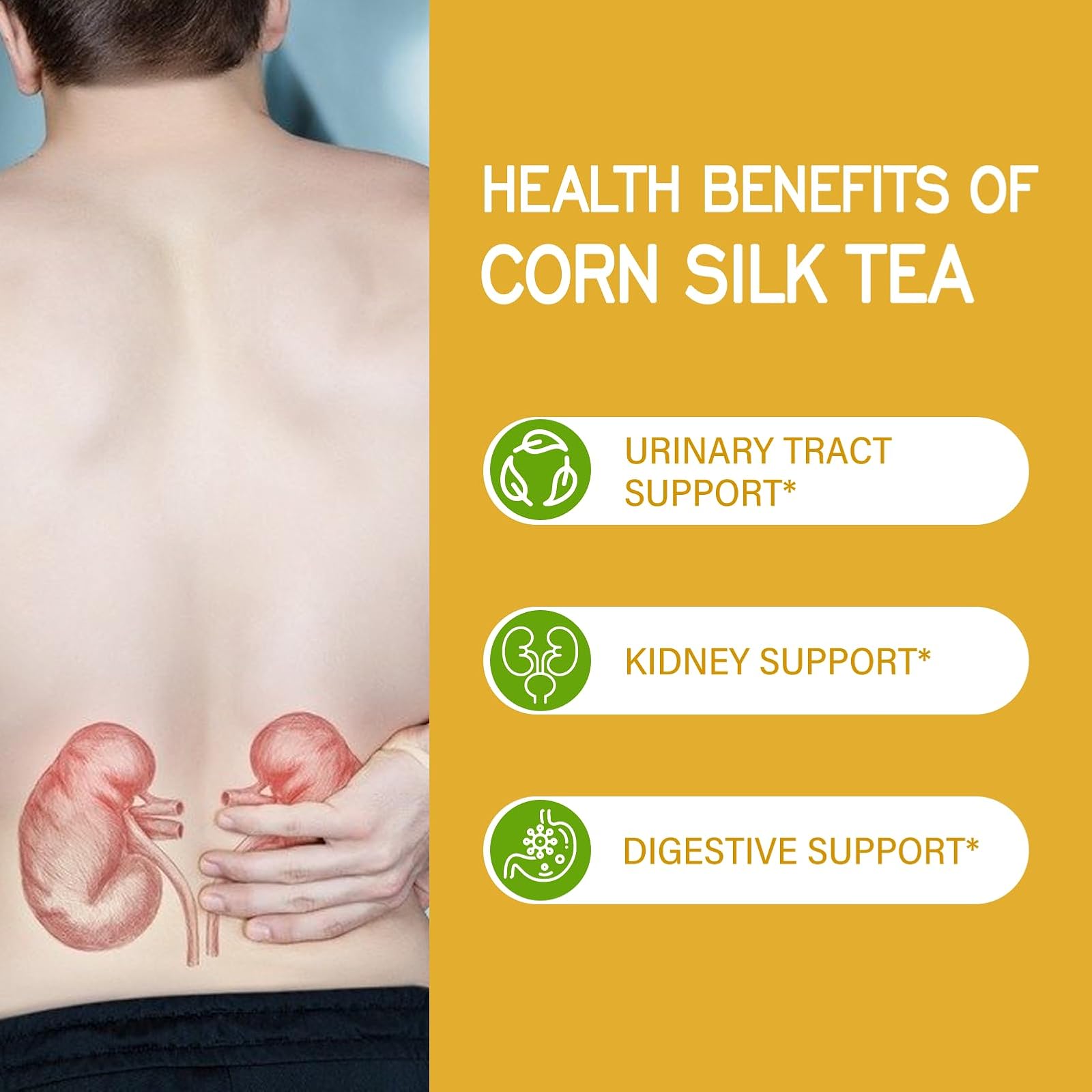 natural detox corn silk extract tea