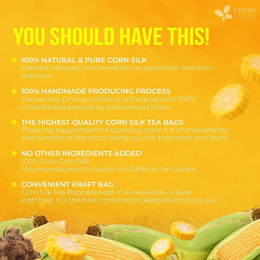 natural detox corn silk tea blend