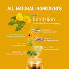 natural detox dandelion leaf tea