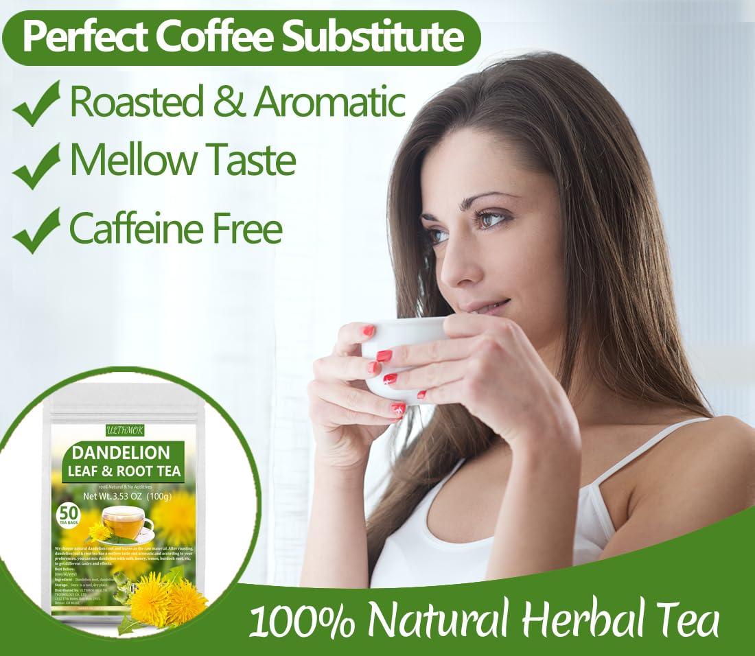 natural detox dandelion tea bags