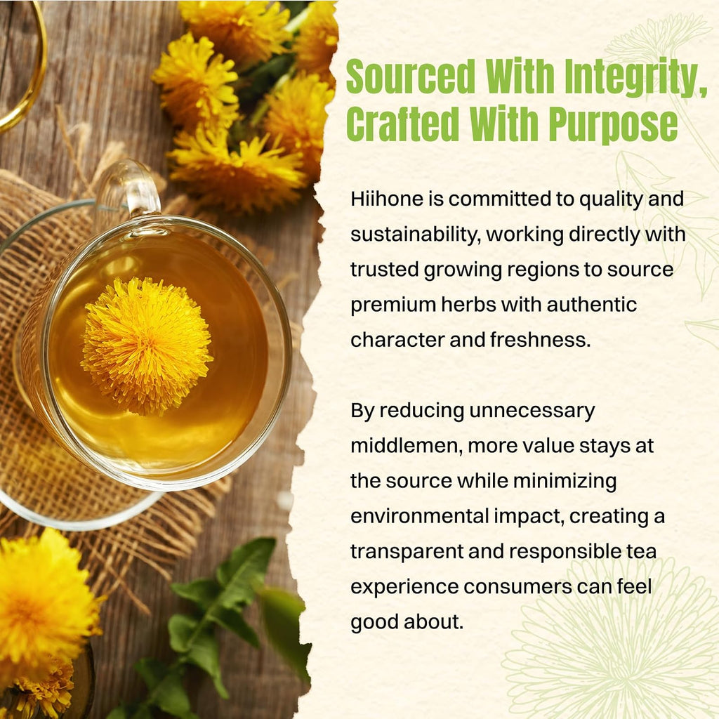 natural detox dandelion tea bags