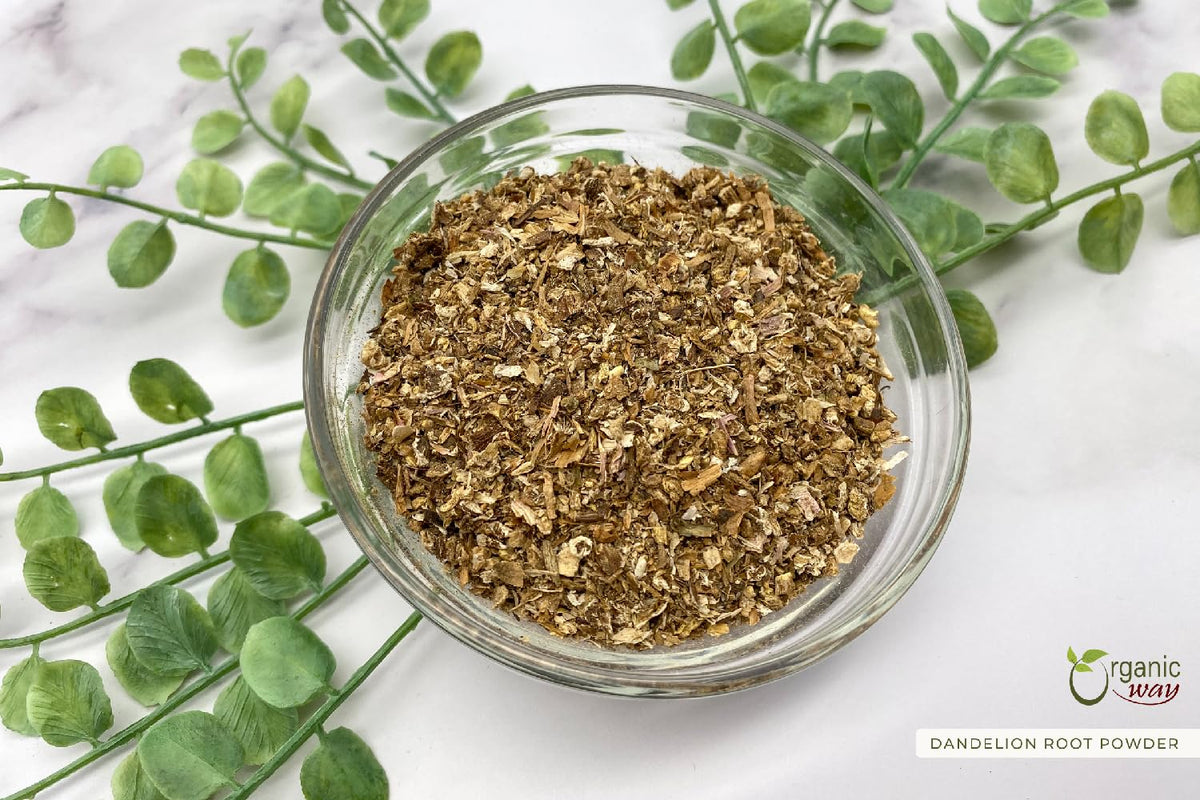 natural detox dandelion tea powder