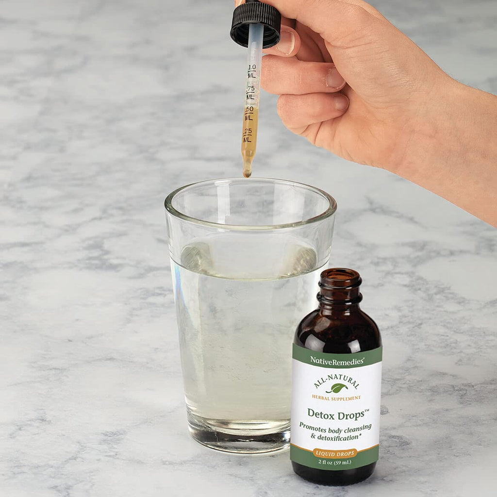 Natural detox drops for body cleanse