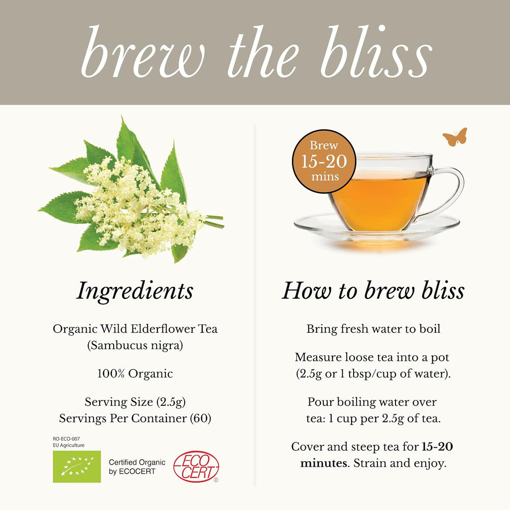 natural detox elderflower tea