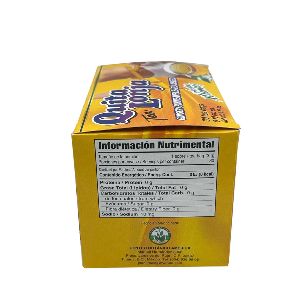 natural detox ginger tea bags