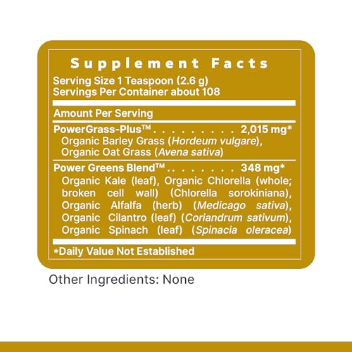 natural detox greens superfood powder