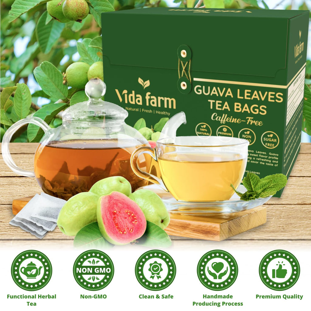 natural detox guava leaf tea bags
