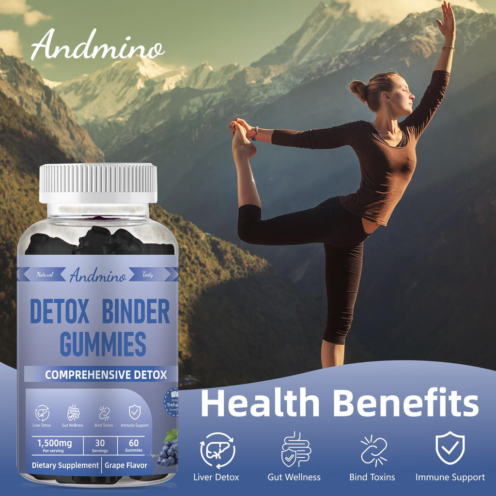 Natural detox gummies for daily use