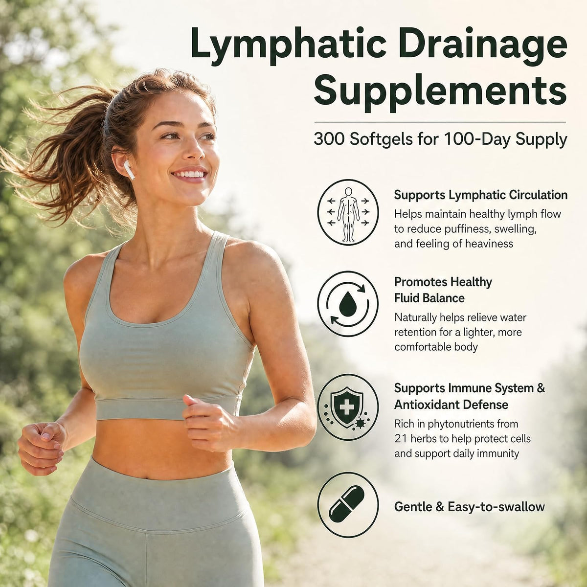 Natural detox herbal blend capsules
