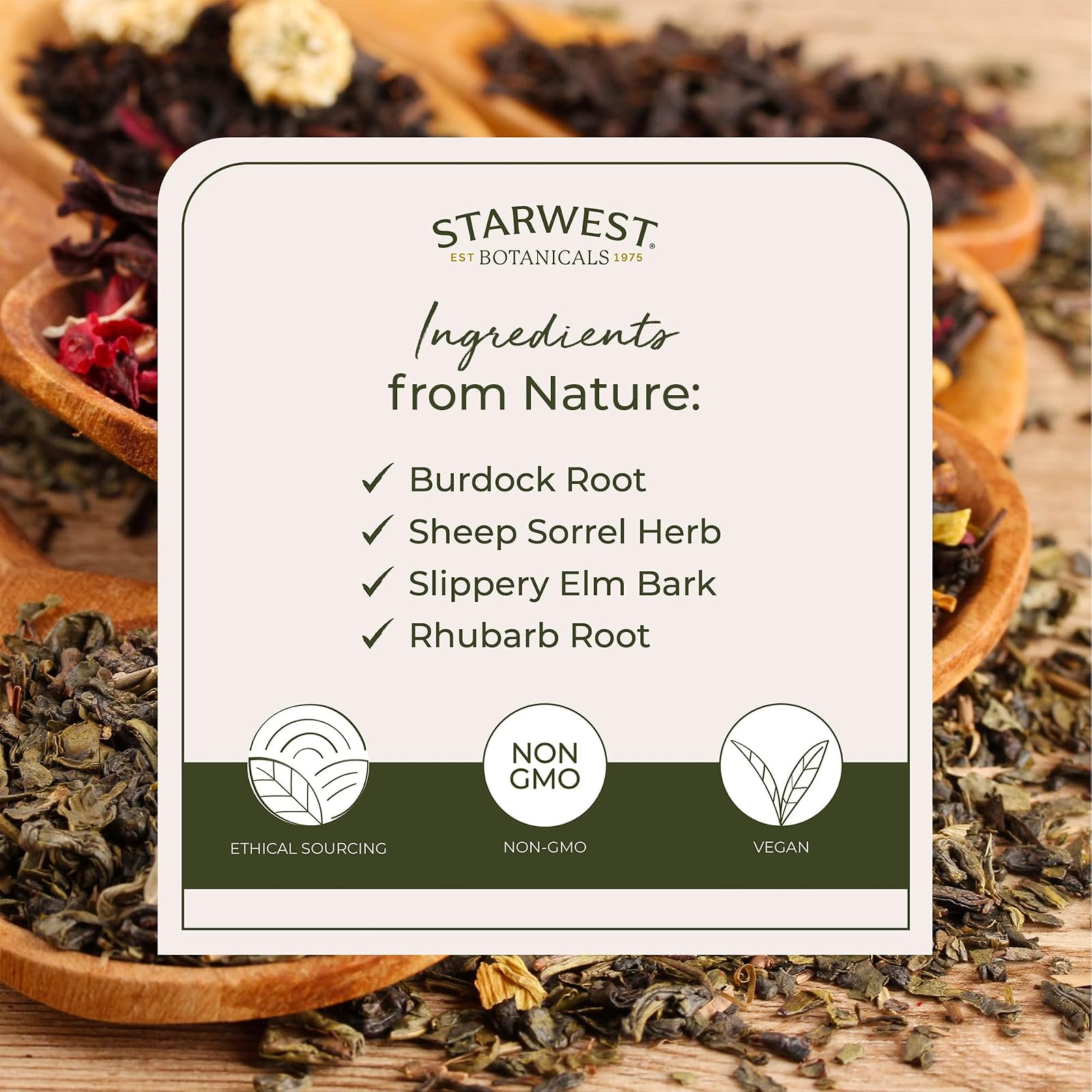 natural detox herbal tea blend