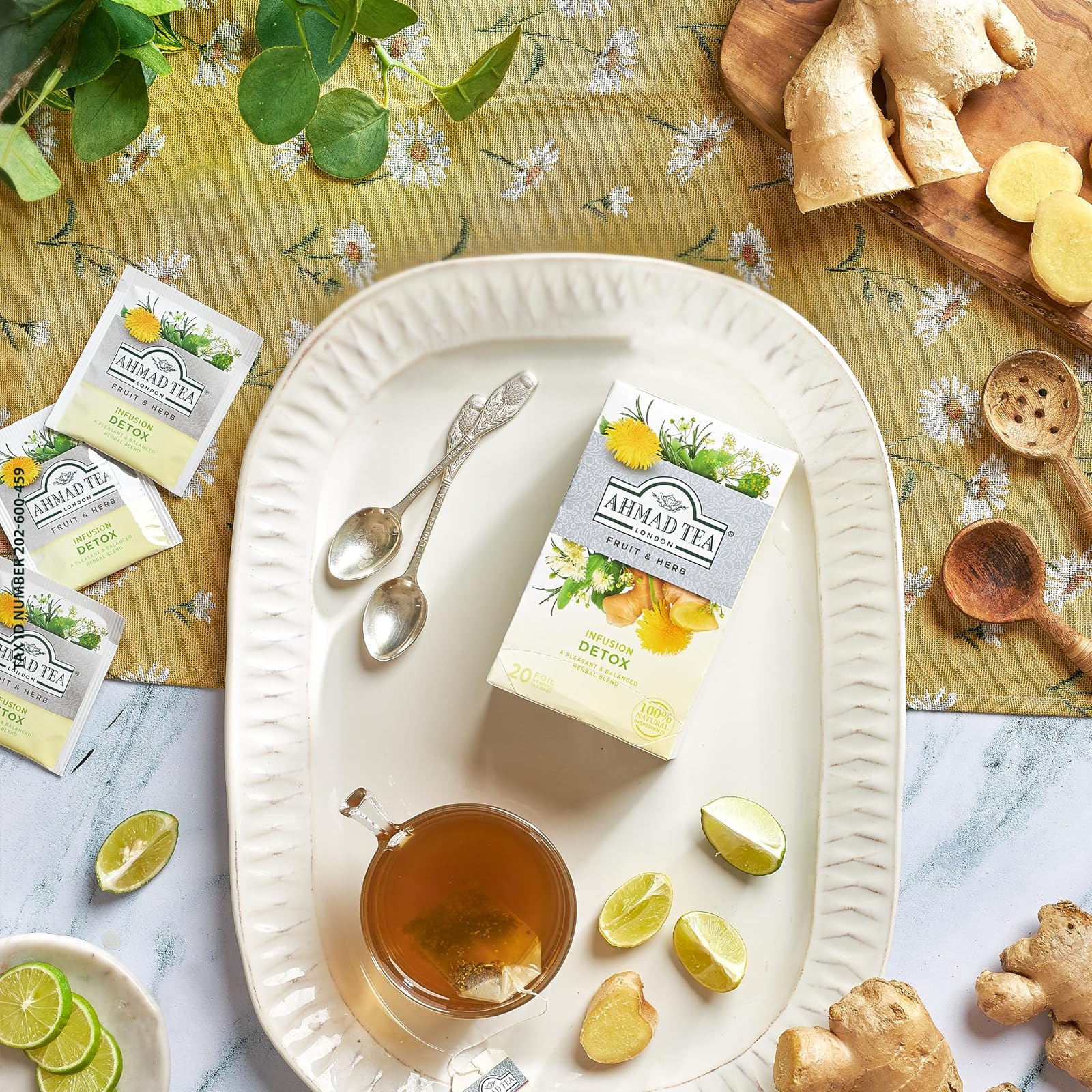 natural detox herbal tea blend