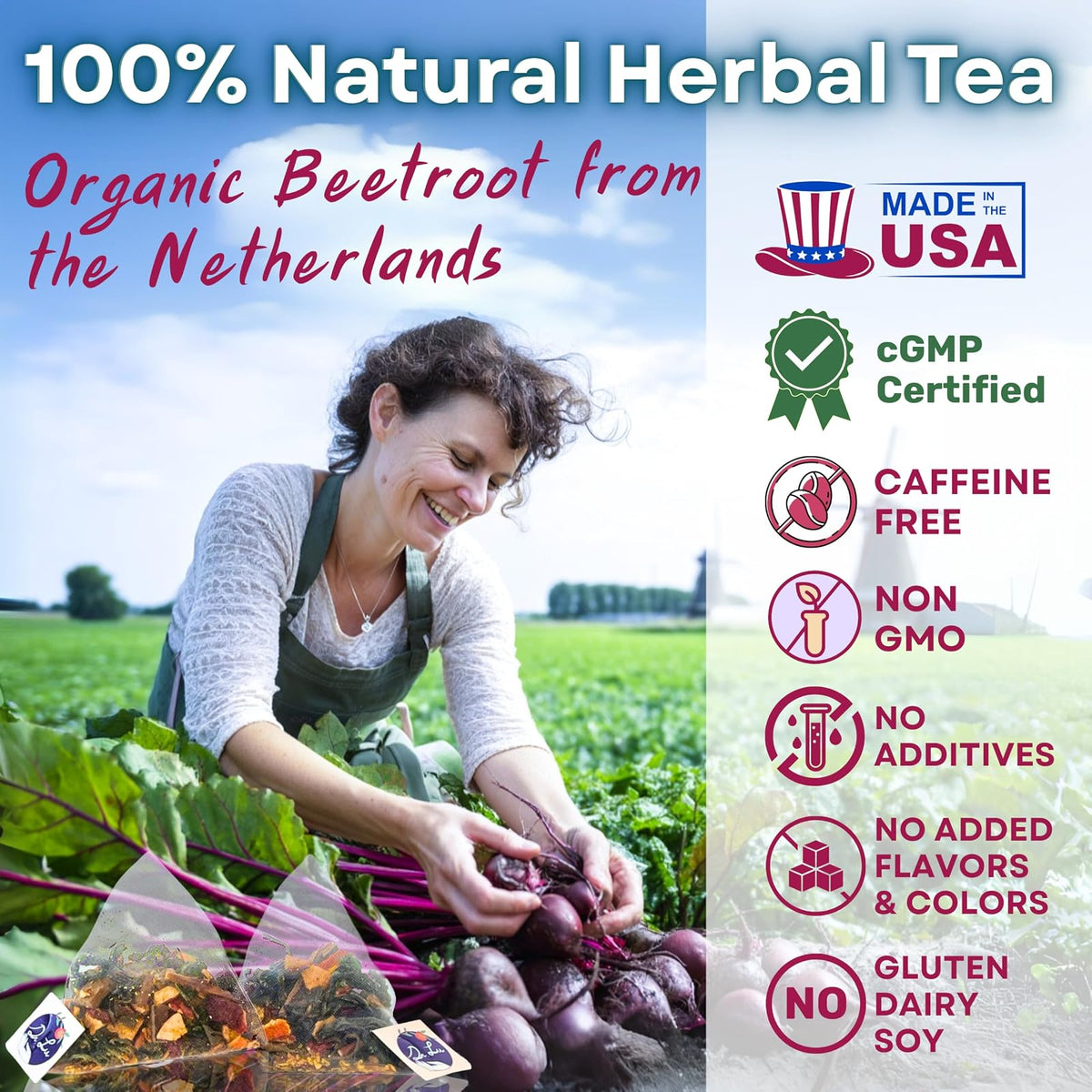natural detox herbal tea blend