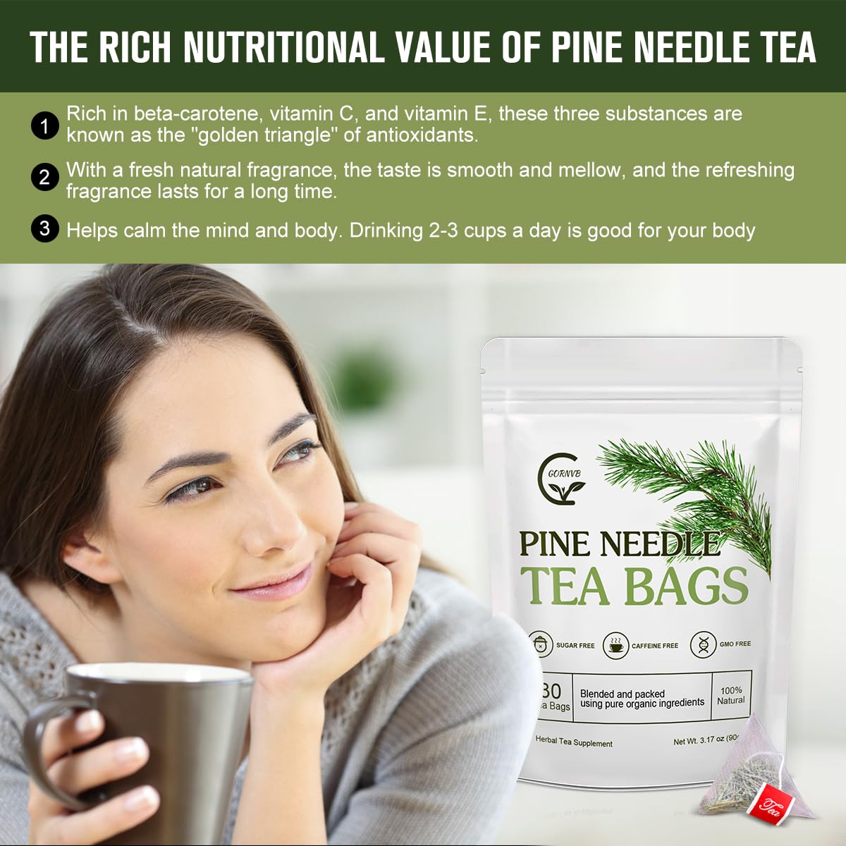 natural detox herbal tea blend