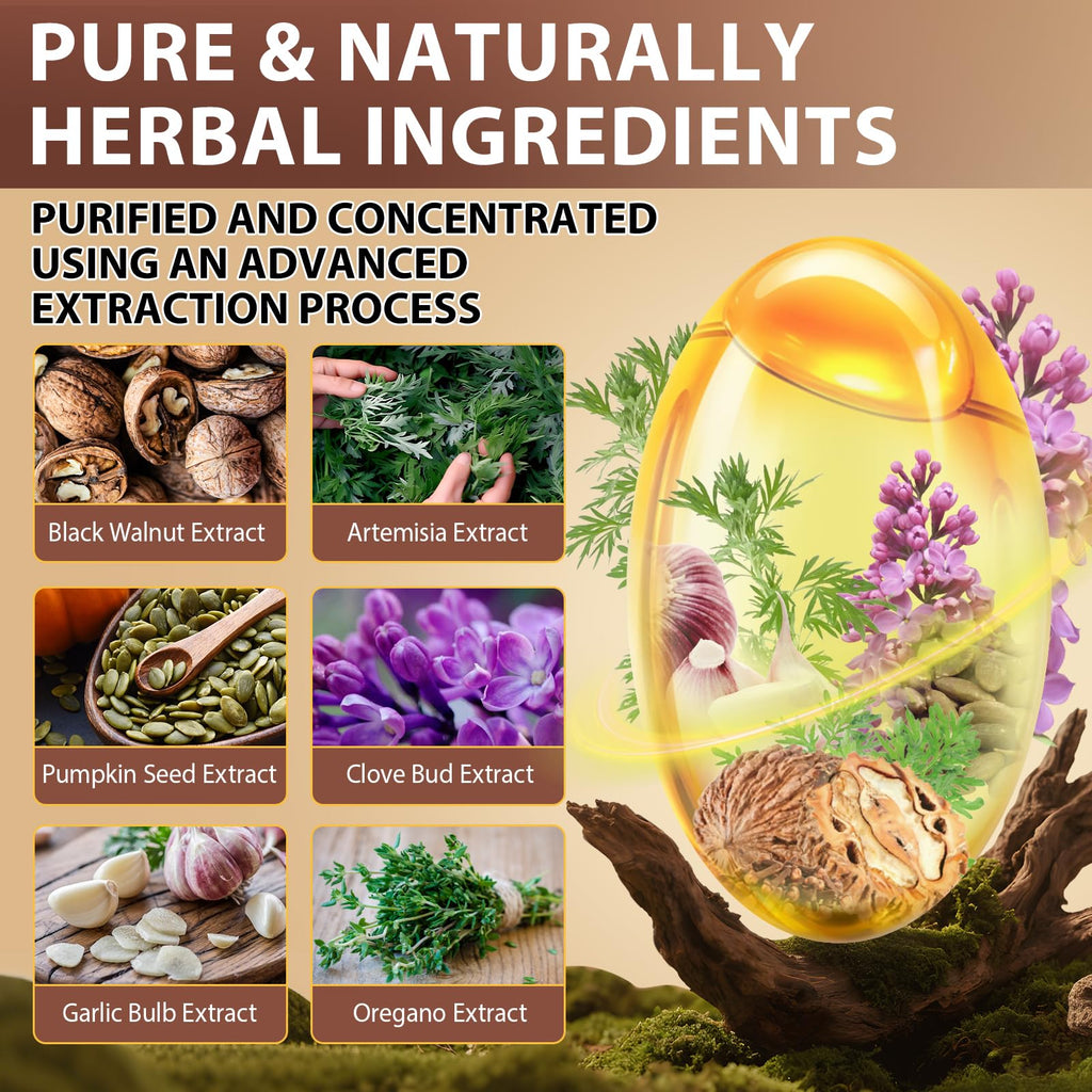 Natural detox softgels for wellness