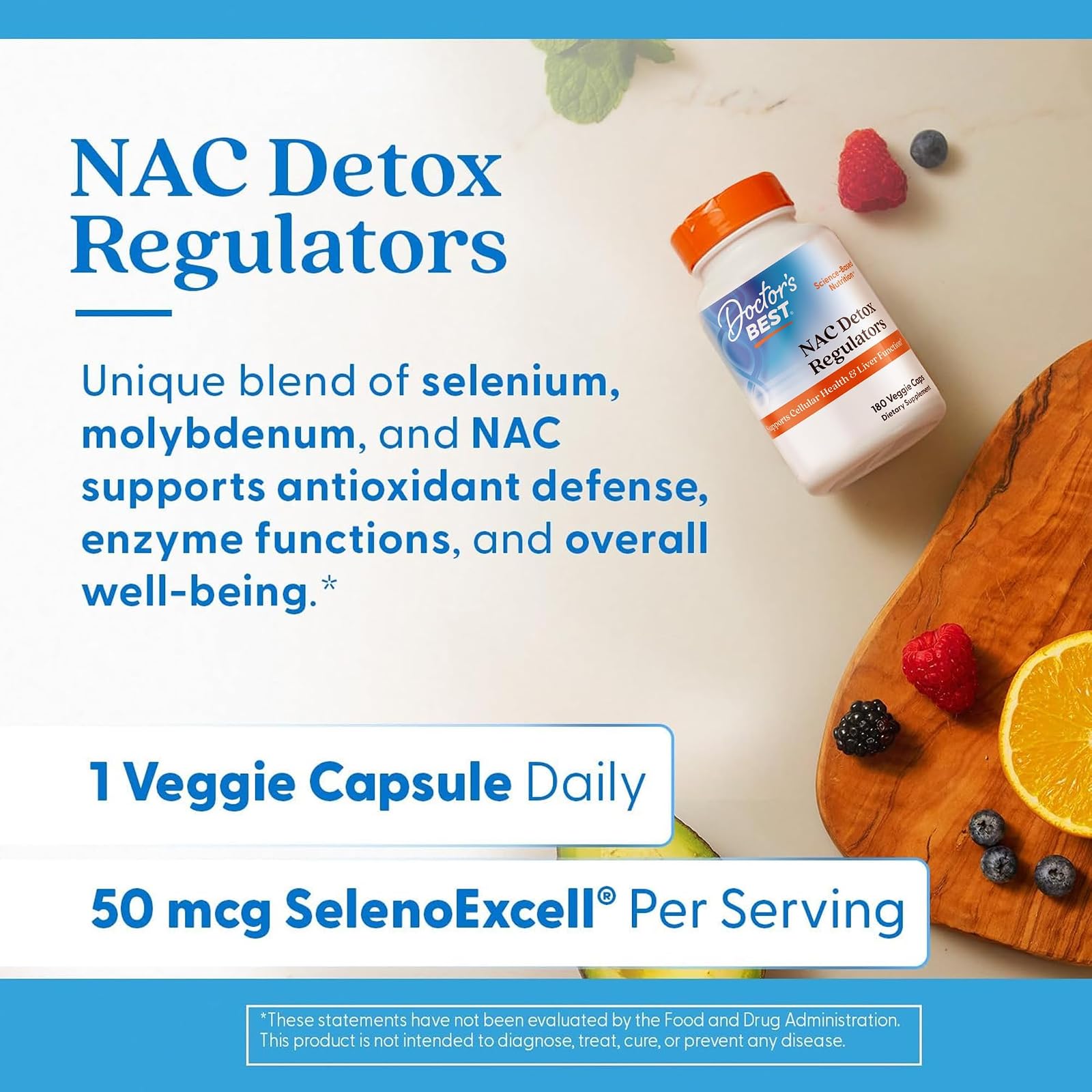 Natural detox solution with NAC