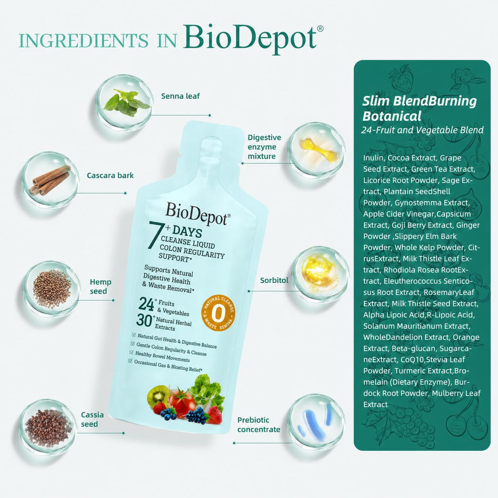Natural detox solution with probiotics