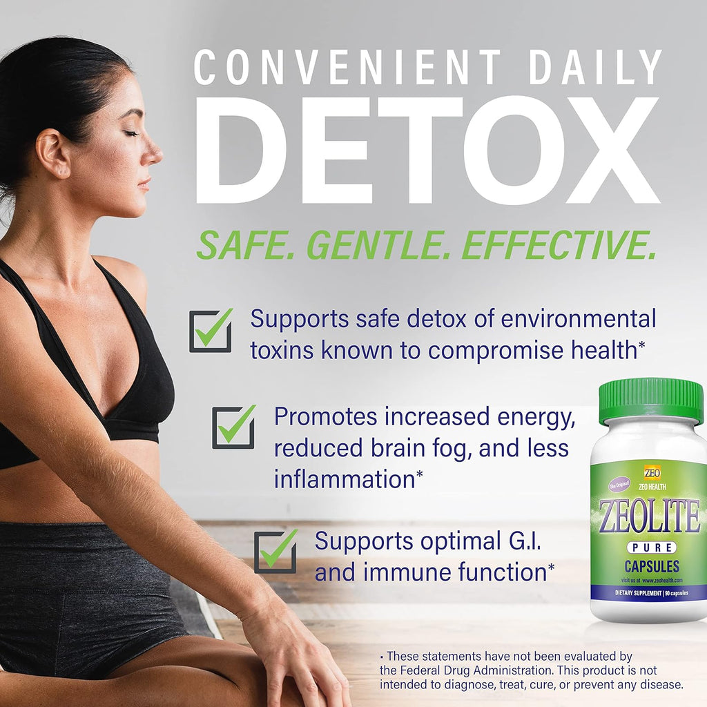 Natural detox solution with Zeolite Pure
