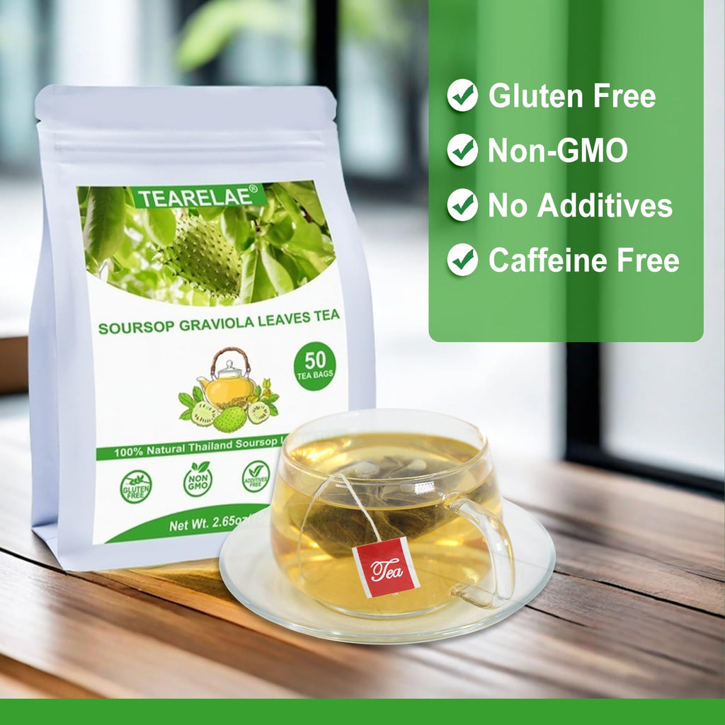 natural detox soursop tea bags