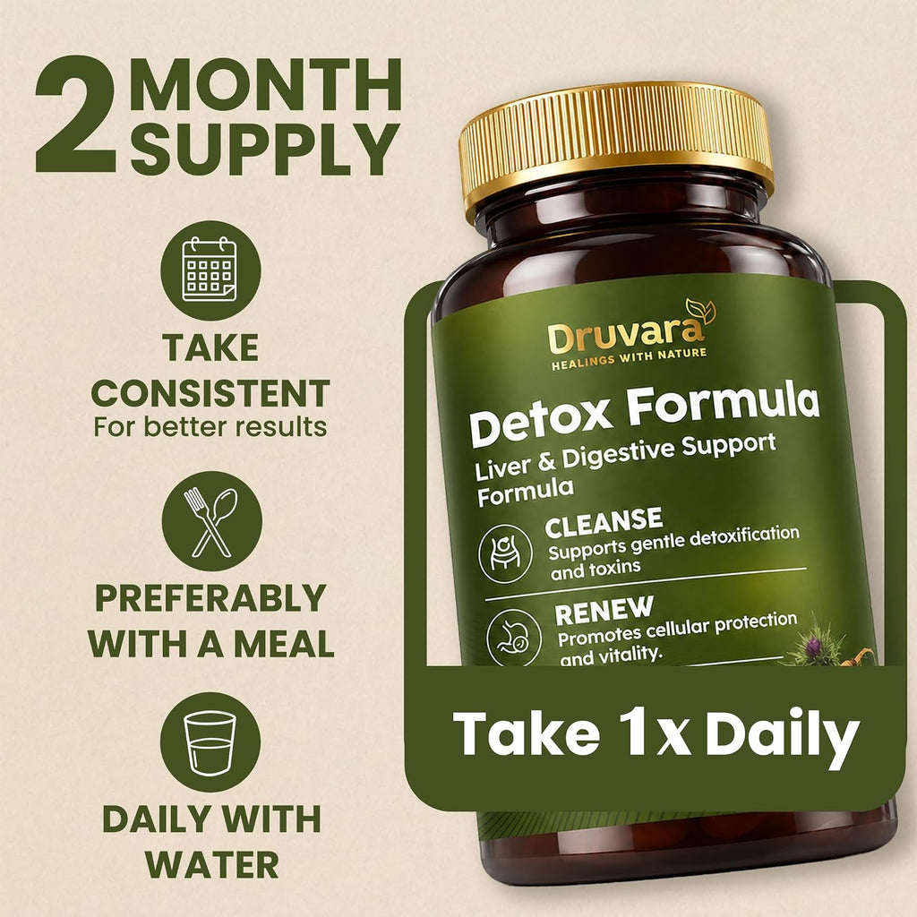 Natural detox supplement for wellness