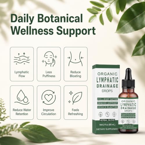 Natural detox support drops