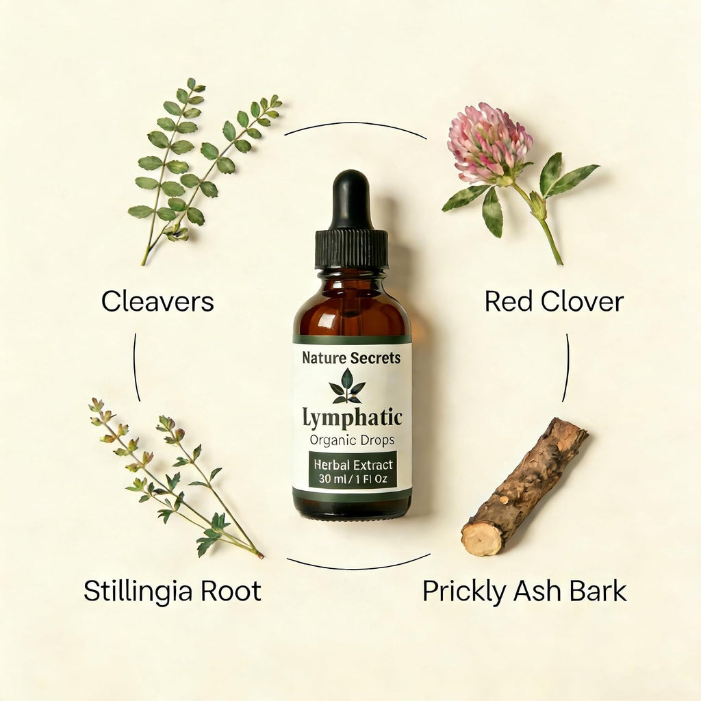 Natural detox support drops