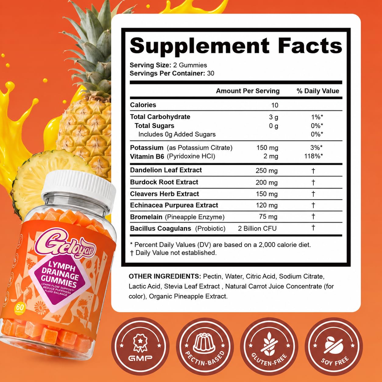 Natural detox support gummies