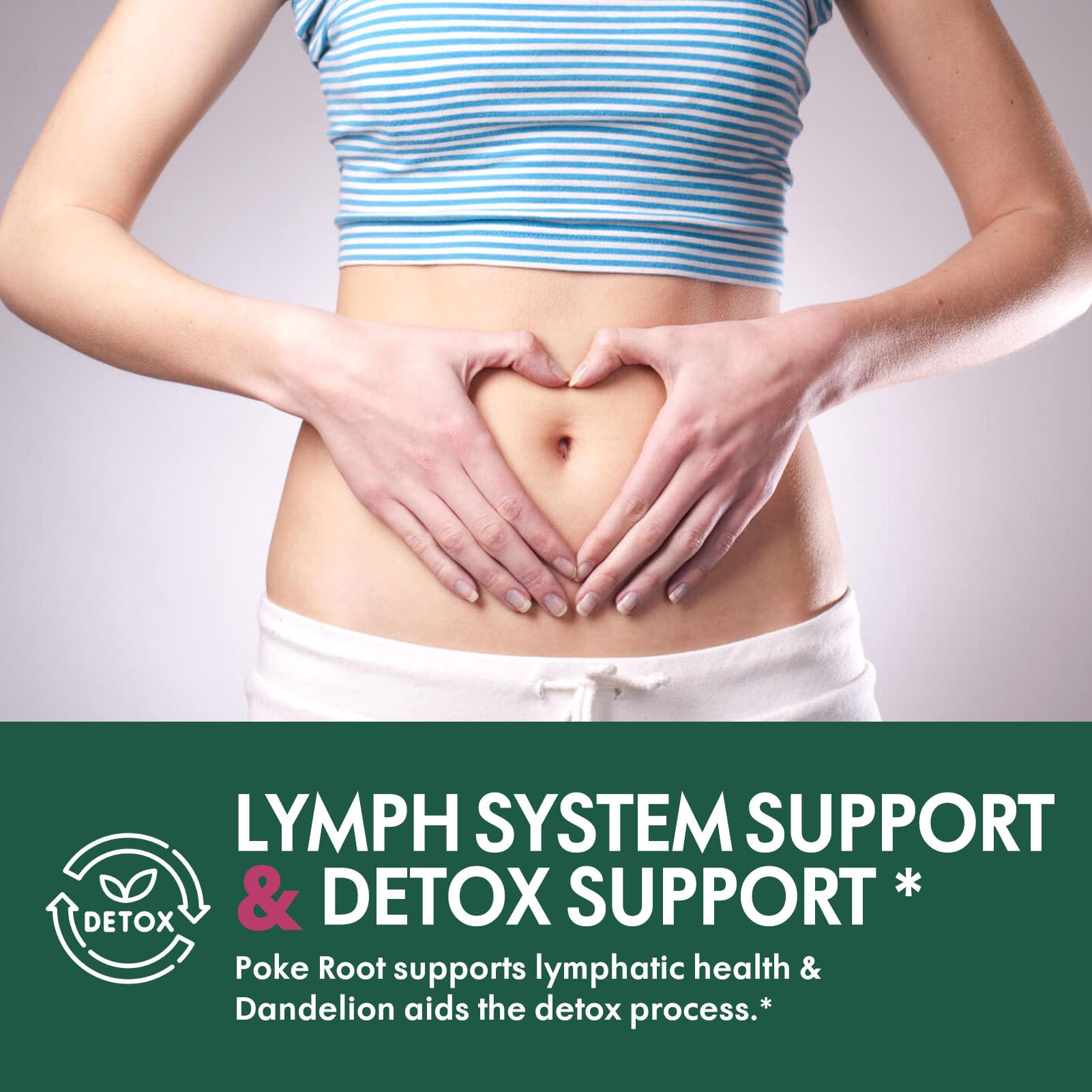 natural detox support herbal capsules