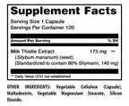 natural detox support milk thistle