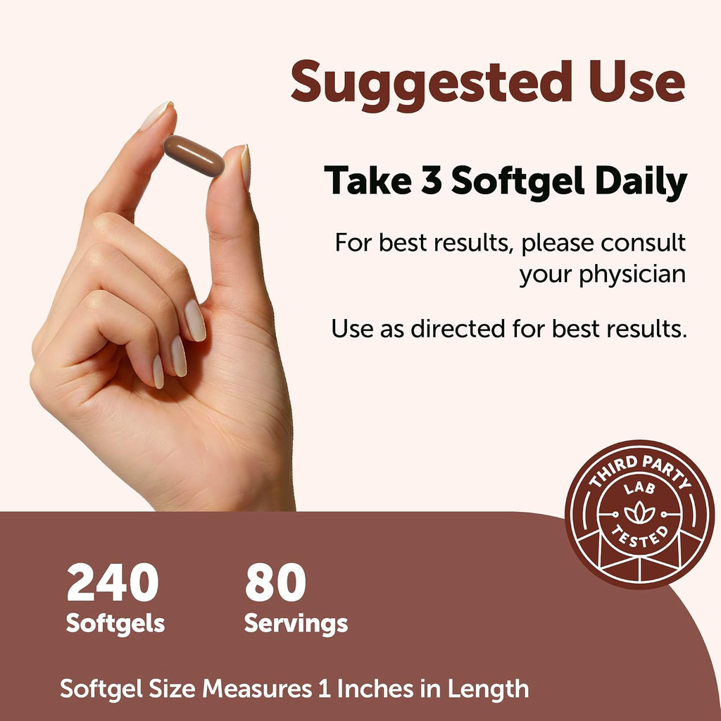 Natural detox support softgels